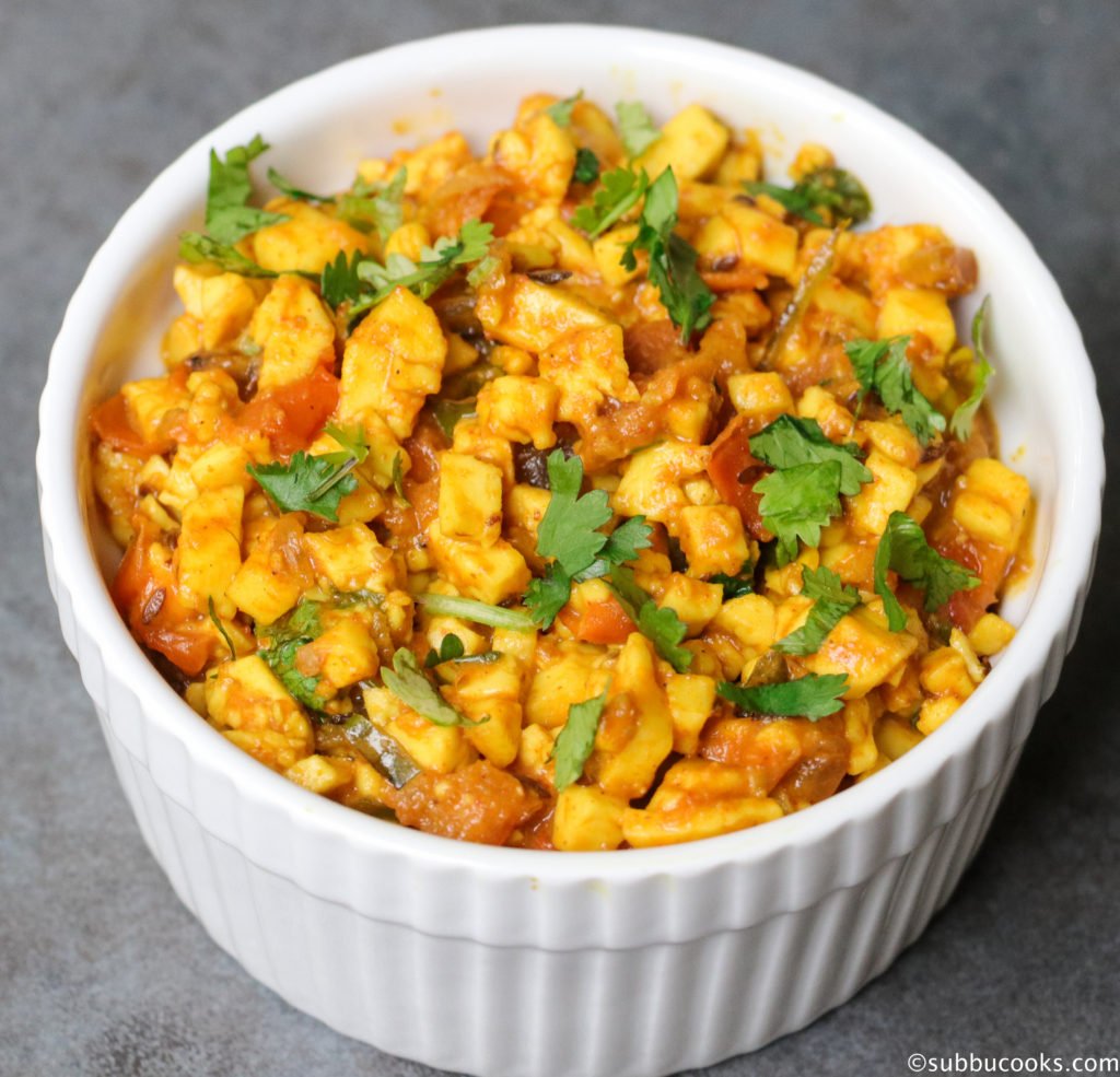 Paneer Bhurji – Scrambled Paneer – Subbu Cooks