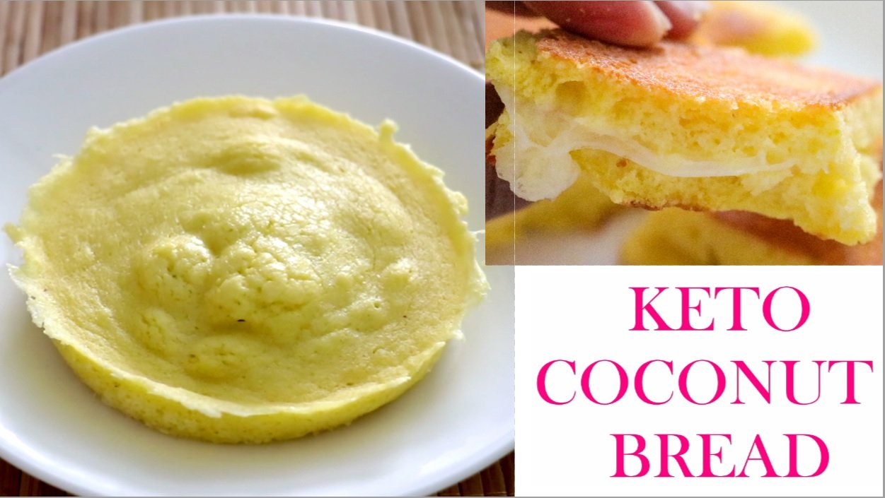 Microwave Keto Coconut Bread Keto Bread Subbu Cooks
